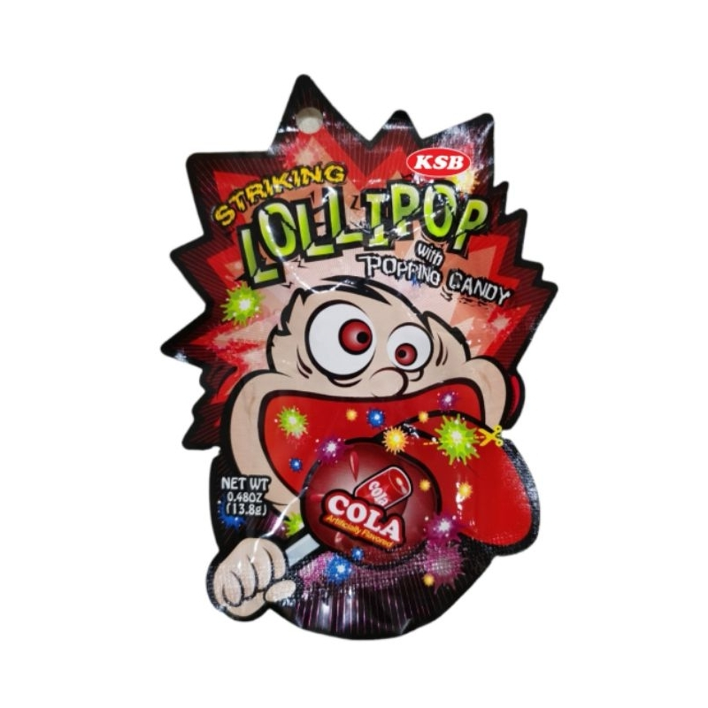 Striking Lollipop With Popping Candy (HALAL) | Shopee Malaysia