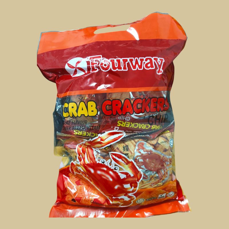 Fourway Crab Crackers Chip and Fourway Cheese Cracker 5packet x 40gm ...