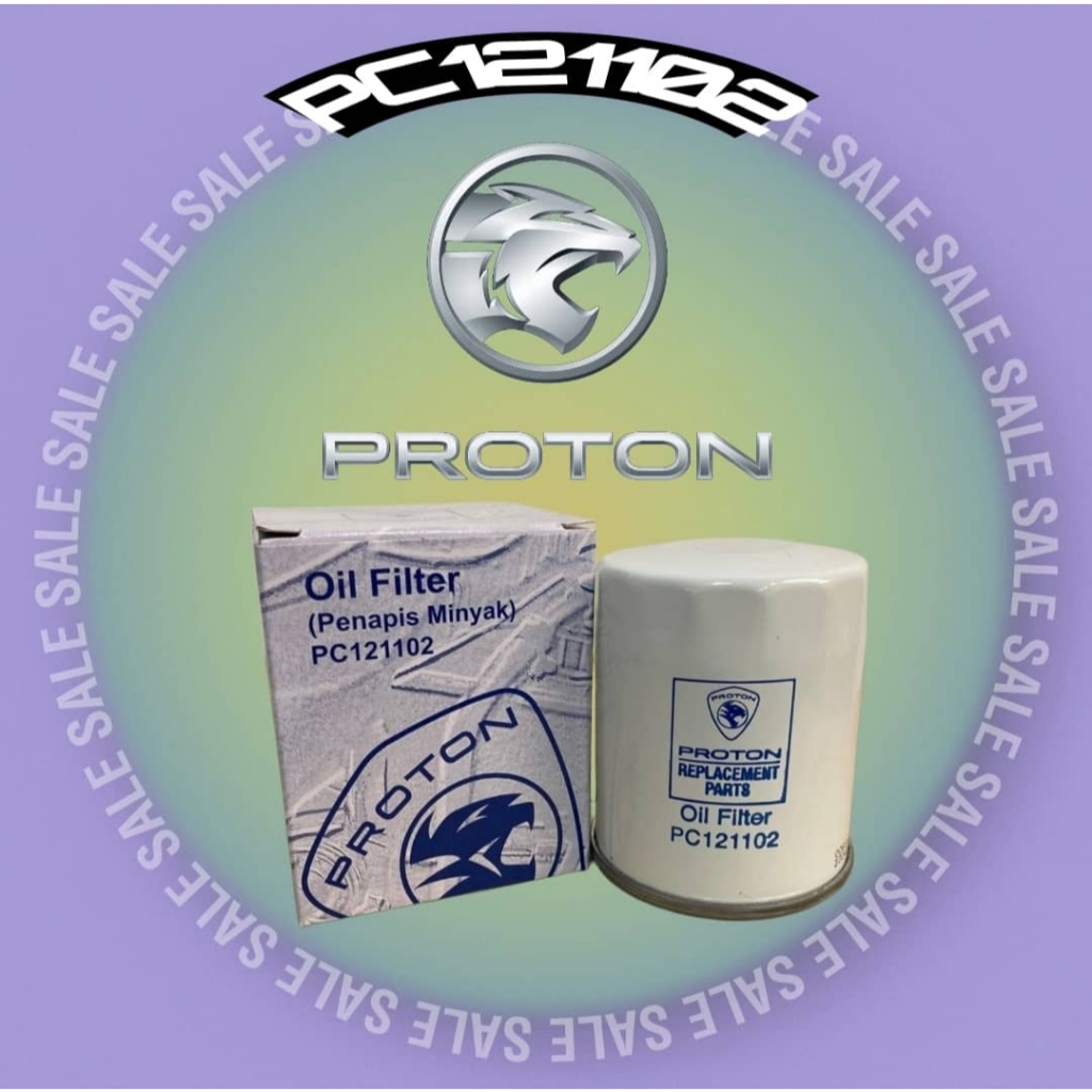 Original Proton Oil Filter(PC121102) for Wira, Iswara, Satria, Gen 2 ...