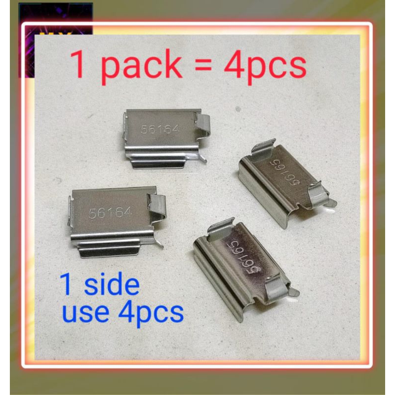 Disc Pad Clip Exora Bold (turbo) (front)(1set4pc=1tyre) | Shopee Malaysia