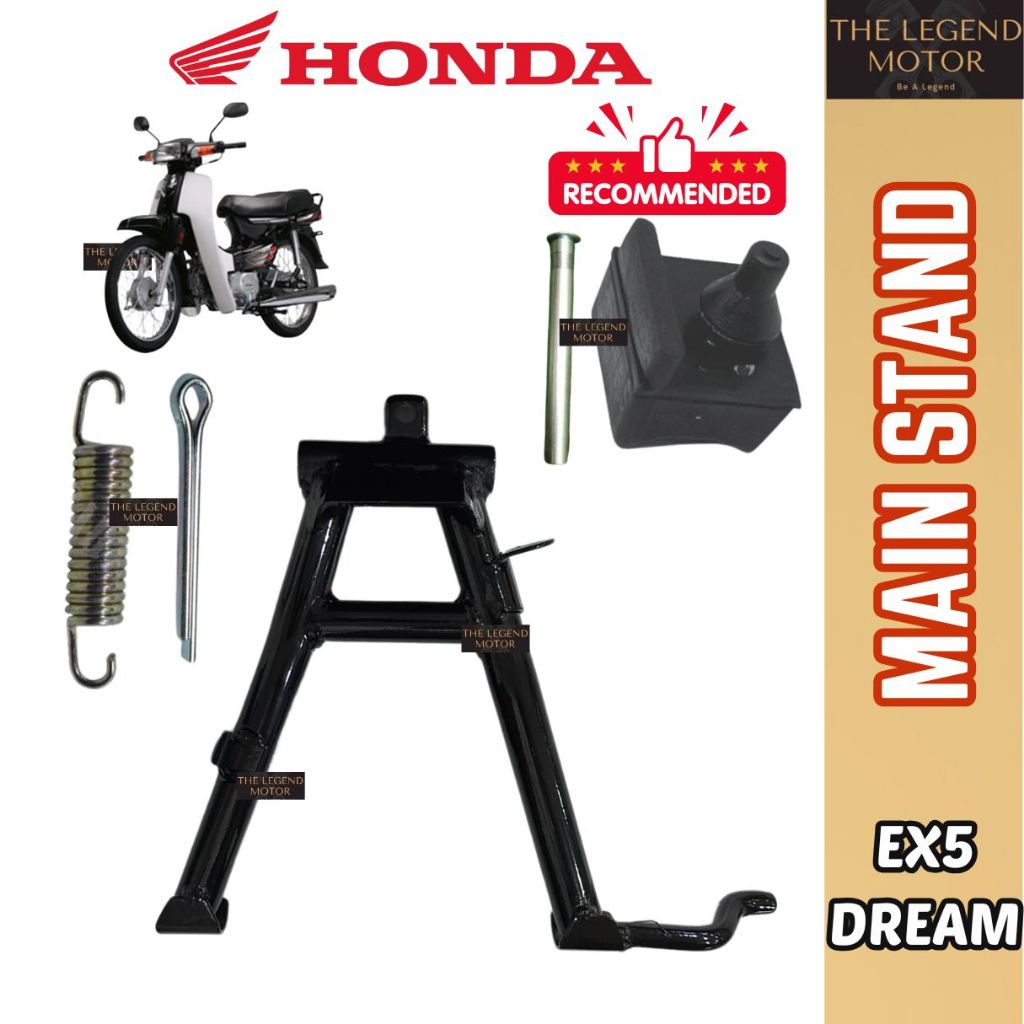 EX5 DREAM Mainstand Double kaki Main Stand Rubber Pin Spring Shaft Getah Complete Set Dua Tengah ...