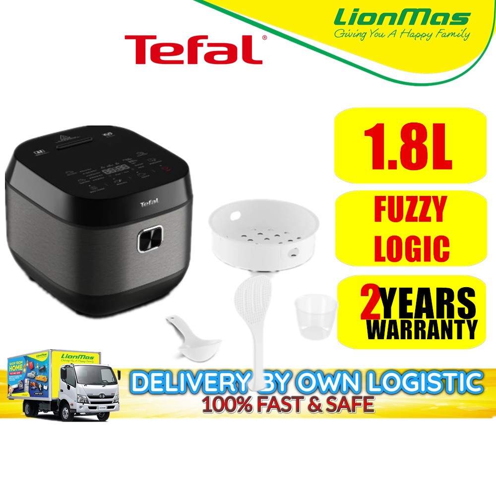 Tefal 1.8L Delirice Plus Fuzzy Logic Rice Cooker RK776B (10 cups) | Shopee Malaysia