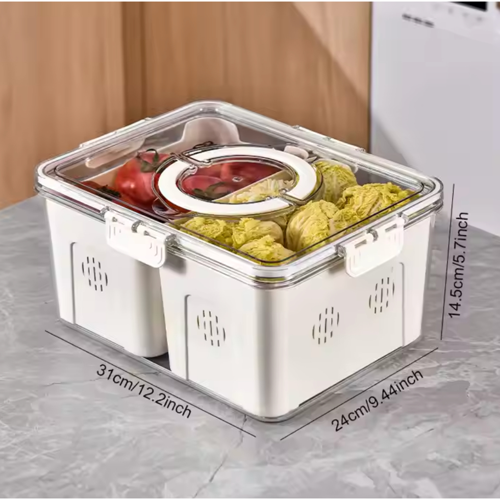 MultiBox Basic 4 Tall Compartment Fresh-keeping Box Refrigerator ...