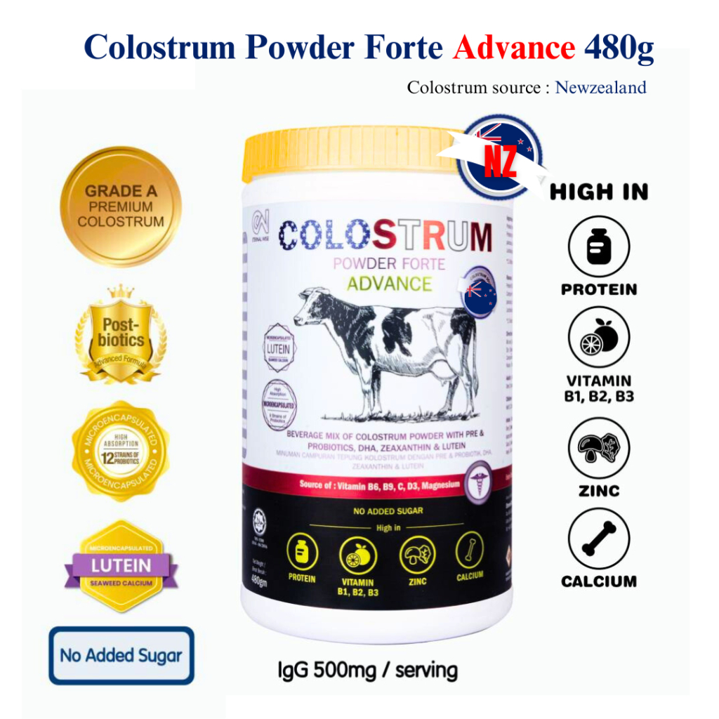Colostrum Powder Forte Advance 480g 牛初乳（升级版） | Shopee Malaysia