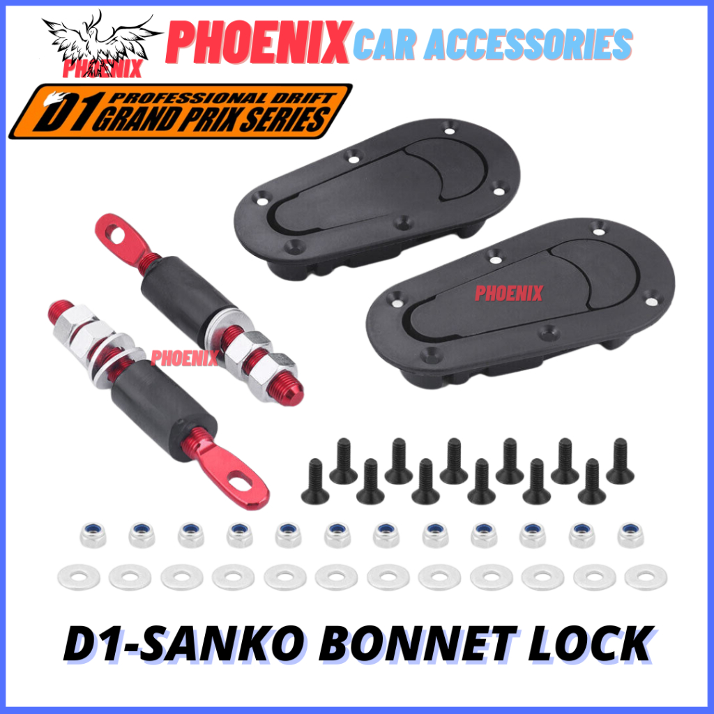 D1 SANKO Bonnet Lock Clip – Durable, Secure, and Stylish Hood Fastener ...