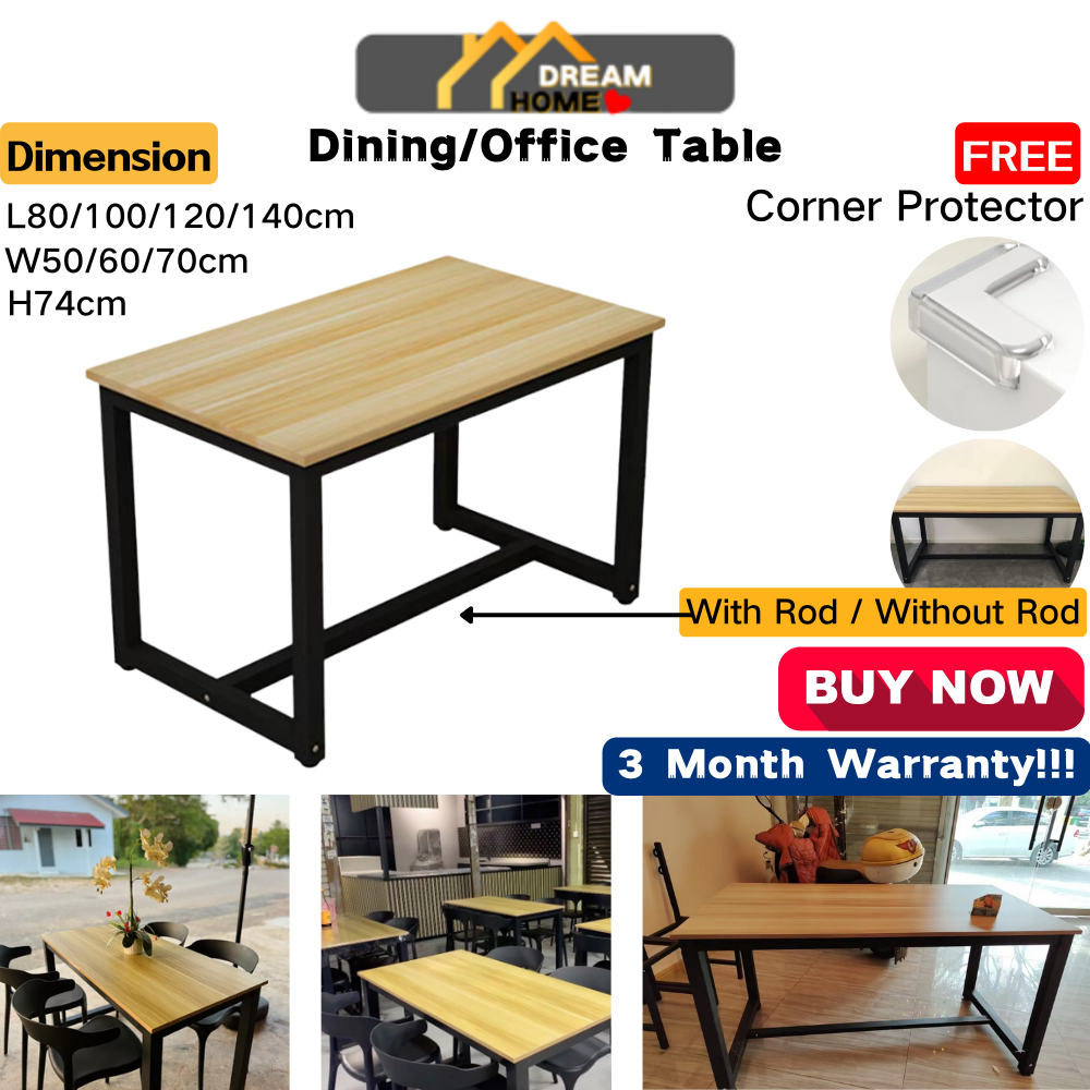DreamHome Dining Table Meja Study Office Table Computer Table Meja ...