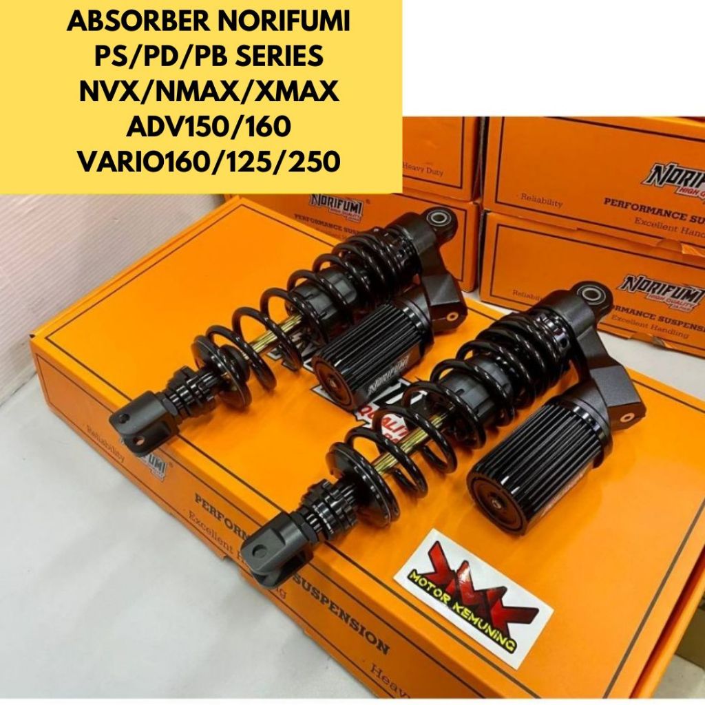 ABSORBER NORIFUMI SCOOTER PS / PD / PB SERIES NVX/NMAX /XMAX/VARIO160 ...