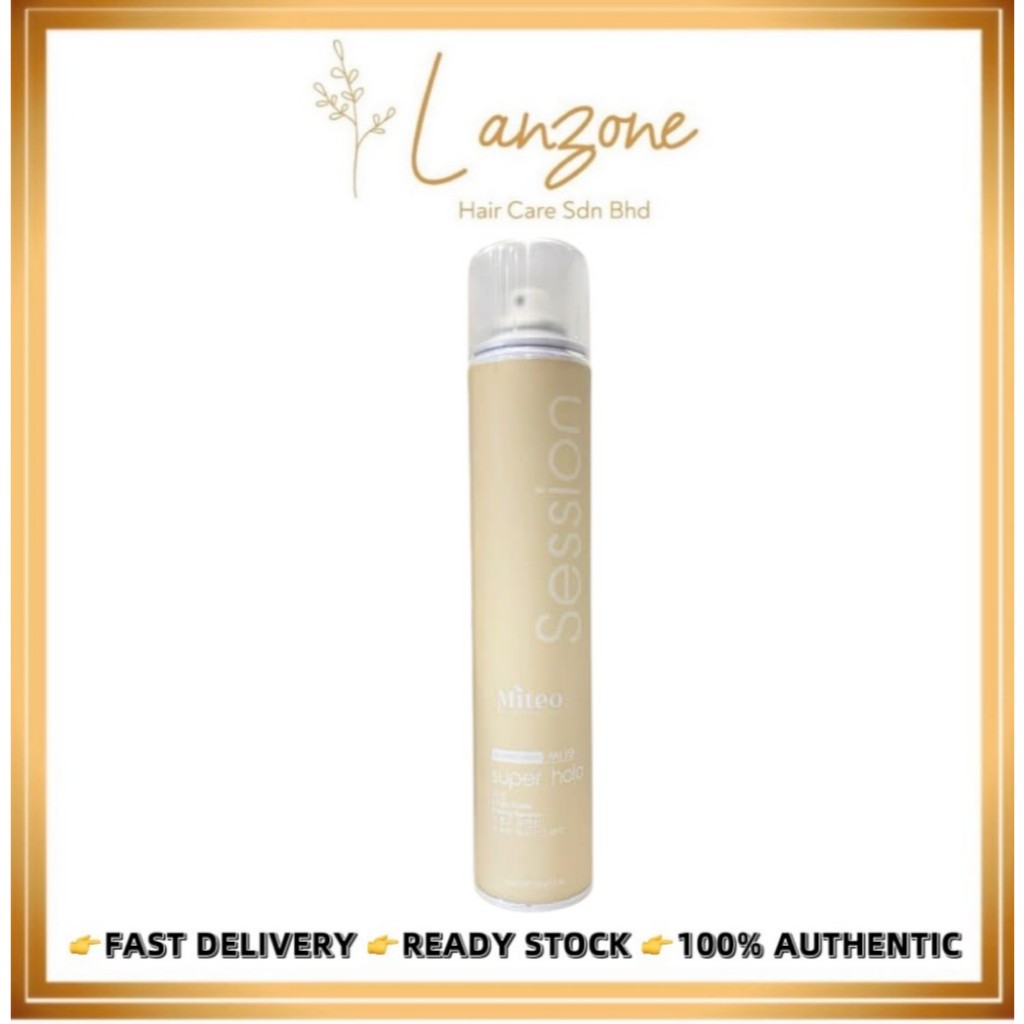 Miteo Infinity Hair Spray Super Hold 420ml ( HALAL ) | Shopee Malaysia