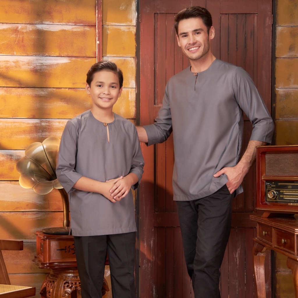 HARRAZ KURTA 𝐒𝐈𝐋𝐕𝐄𝐑 𝐆𝐑𝐄𝐘 BY HARRAZ.HQ | Shopee Malaysia