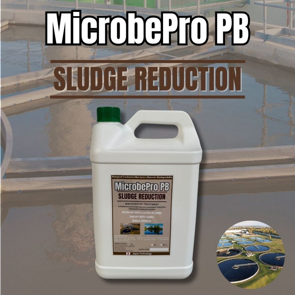 MicrobePro PB (5L), reduce sludge, sludge treatment, reduce ammonia ...