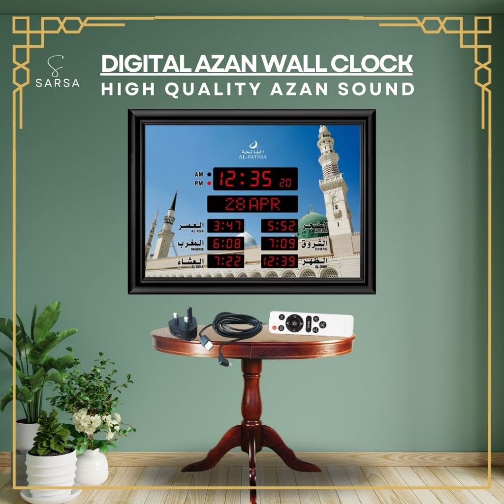 AL-FATIHA - JAM AZAN DIGITAL FAJ-L40 - AZAN BERKUALITI TINGGI ...