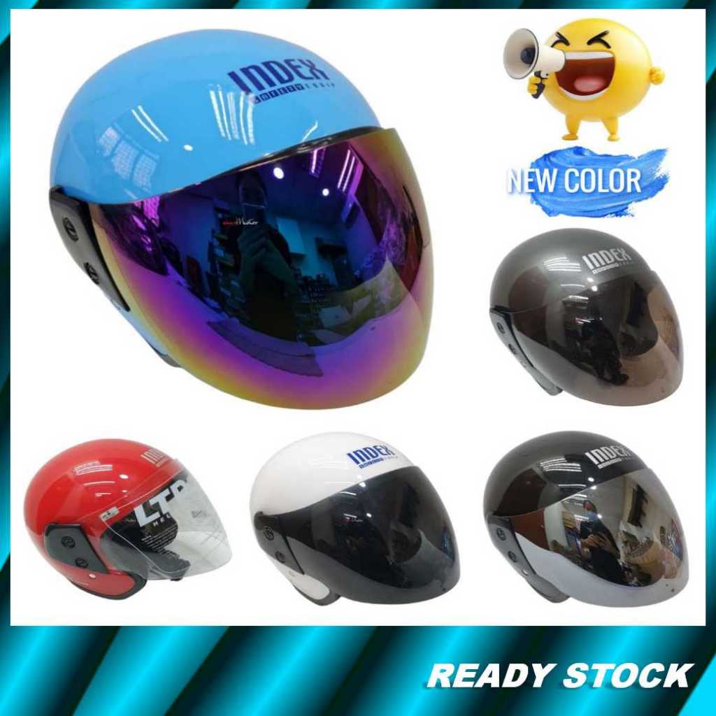 LTD Index Helmet Motorcycle 100% Original (Same SWAN/XDOT 518/MDH D2/D3 ...