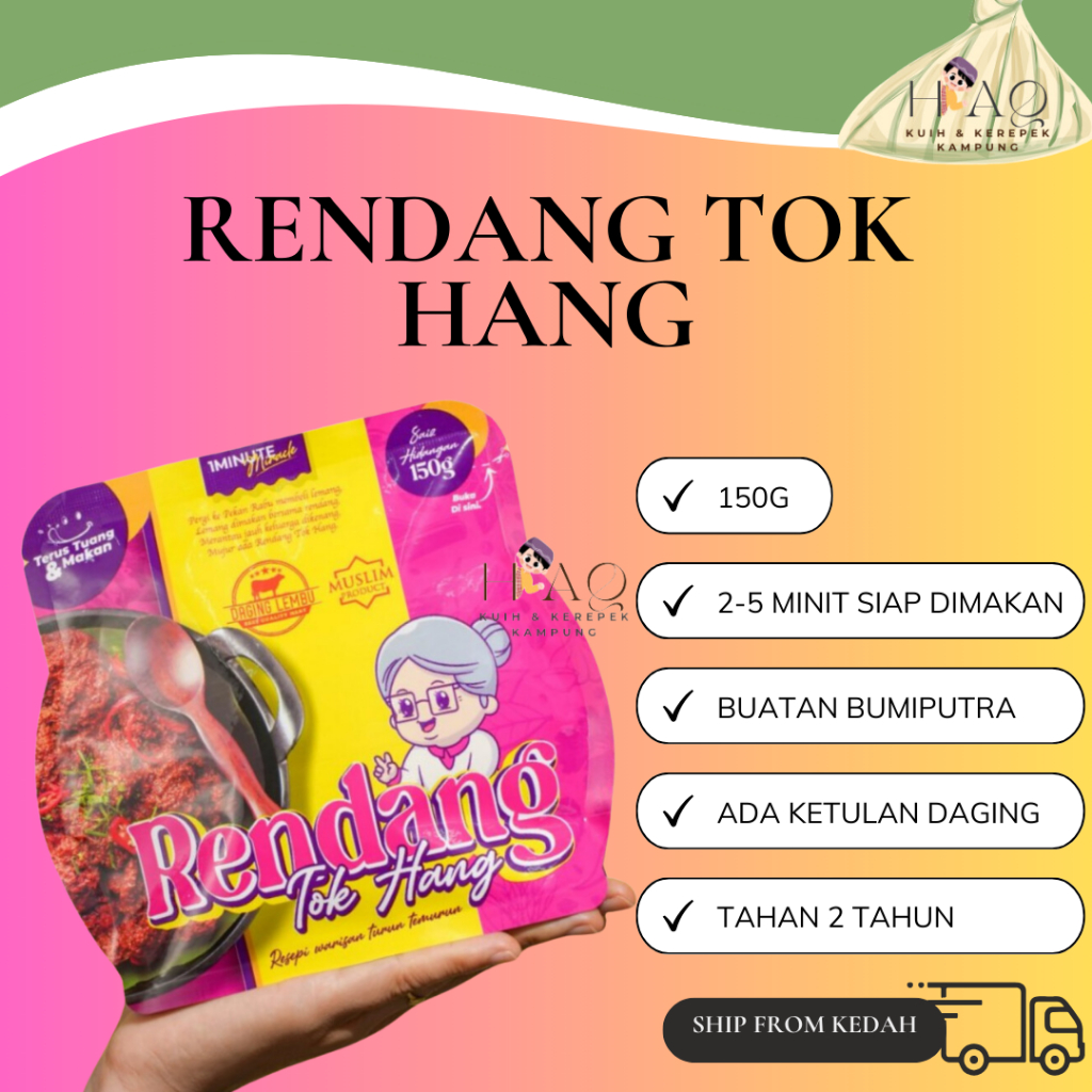 RENDANG TOK HANG by 1Minute Miracle Rendang Tradisional Rendang Daging ...