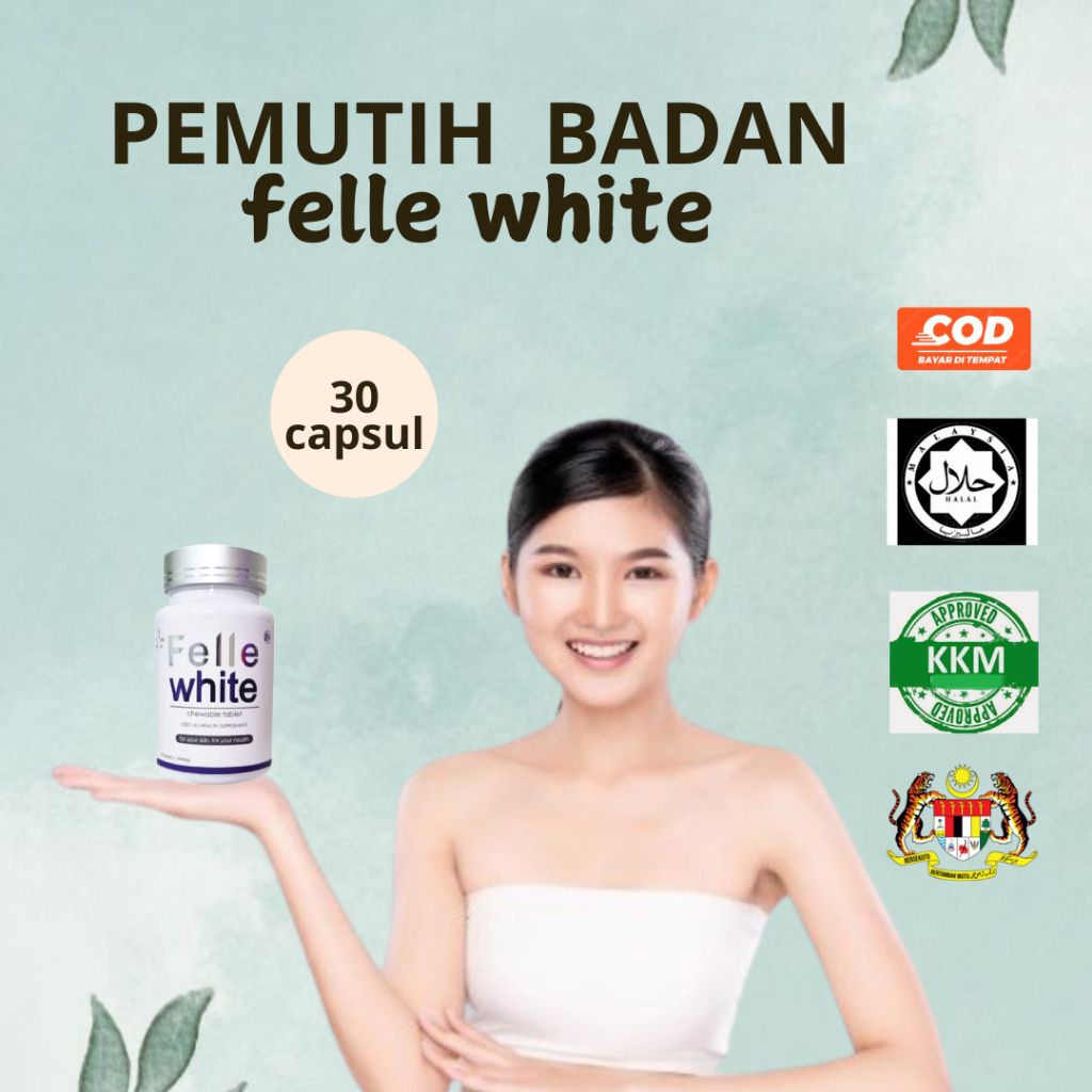 FELLE WHITE ORIGINAL HQ FELLE WHITE BANTU PUTIHKAN KULIT BADAN FELLE ...