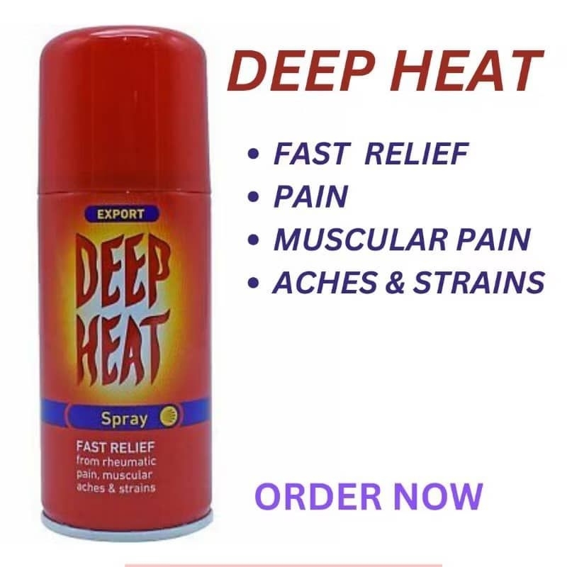 DEEP HEAT 150ML QUALITY PAIN RELIEF SPRAY FOR UNISEX | Shopee Malaysia