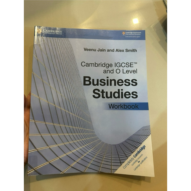 CAMBRIDGE IGCSE AND O LEVEL BUSINESS STUDIES WORKBOOK | Shopee Malaysia