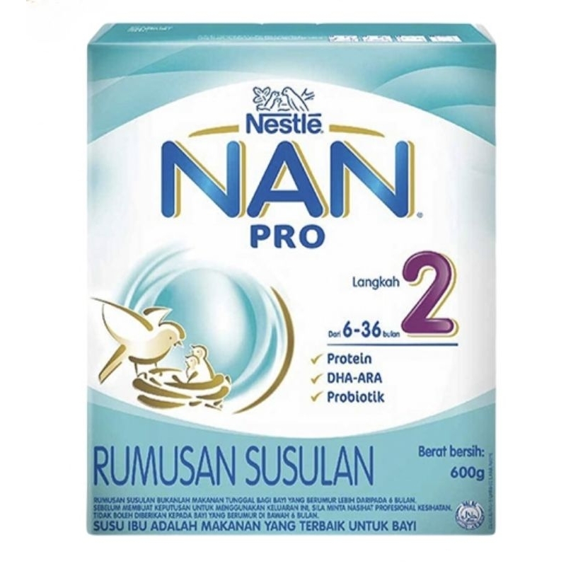 Nestle Nan Step 2 (600gram) New Formula | Shopee Malaysia