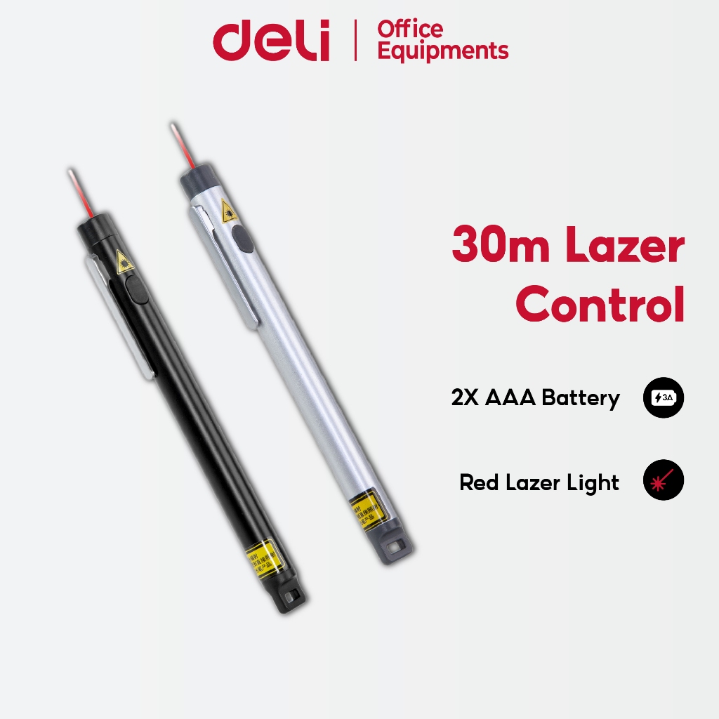 Deli Wireless Presenter Laser Pointer 2.4GHz USB Remote Controller for ...