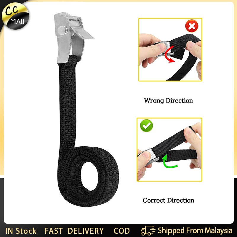 2.5M 6M Tie Down Strap Lashing Strap Cam Buckle Straps Adjustable ...