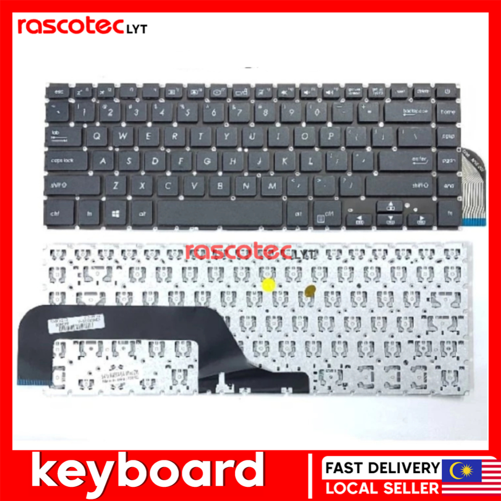 Asus Vivobook X505 X505BA X505BP A504Z K505B K505BP Laptop US Keyboard ...