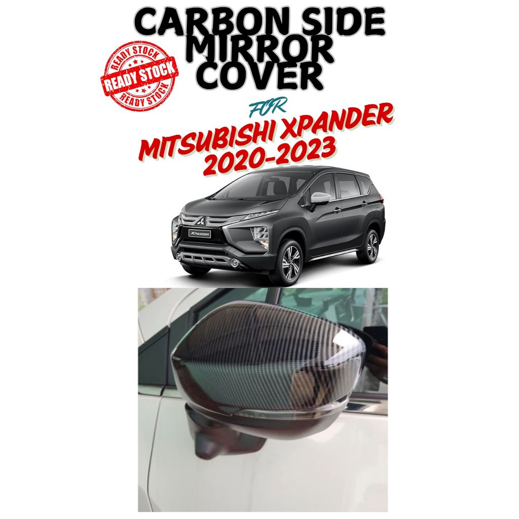 Mitsubishi XPANDER 2020-2023 Carbon Side Mirror Cover Trim Exterior ...