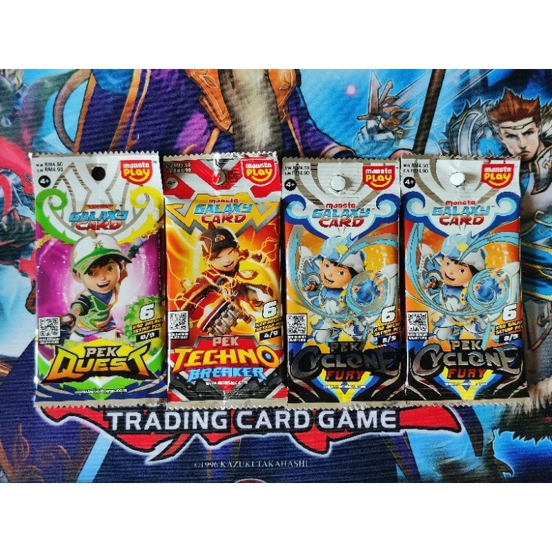Official Monsta Galaxy Card Boboiboy Galaxy Card S Pek Set Aa Pek