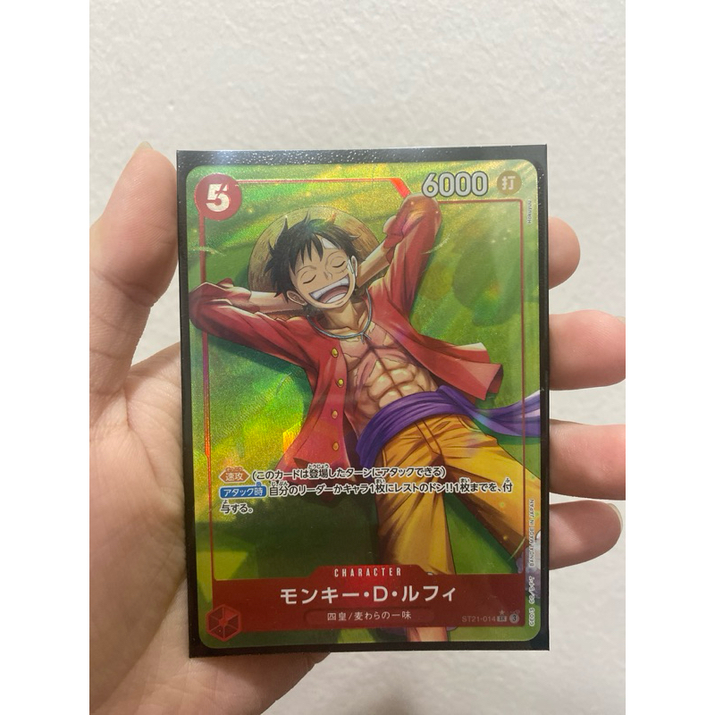 One Piece Card Game ST21-014 Monkey D Luffy Parallel AA | Shopee Malaysia