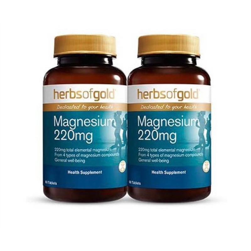 Herbs of Gold Magnesium 220mg (2 x 60 Tablets) | Shopee Malaysia