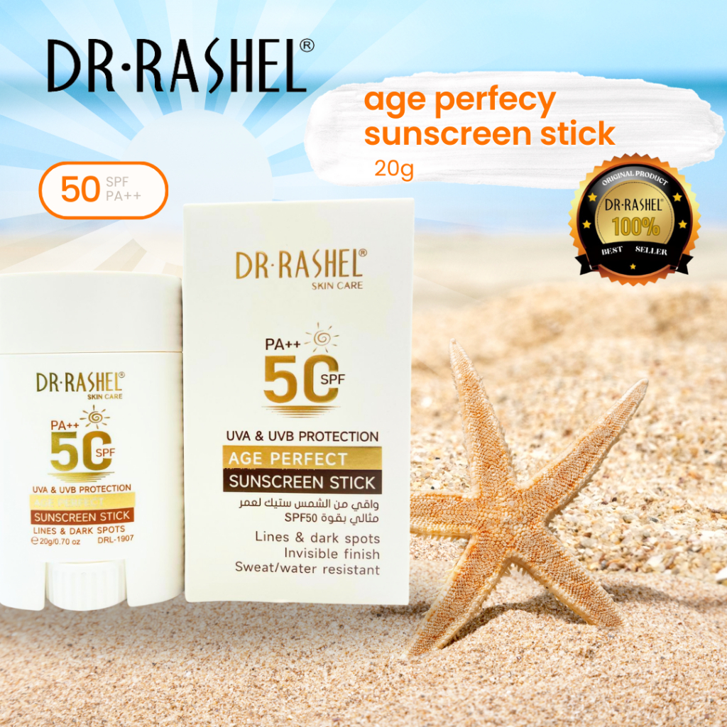DR RASHEL SPF50 PA++ UV PROTECTION AGE PERFECT SUNSCREEN STICK 20G (DRL ...