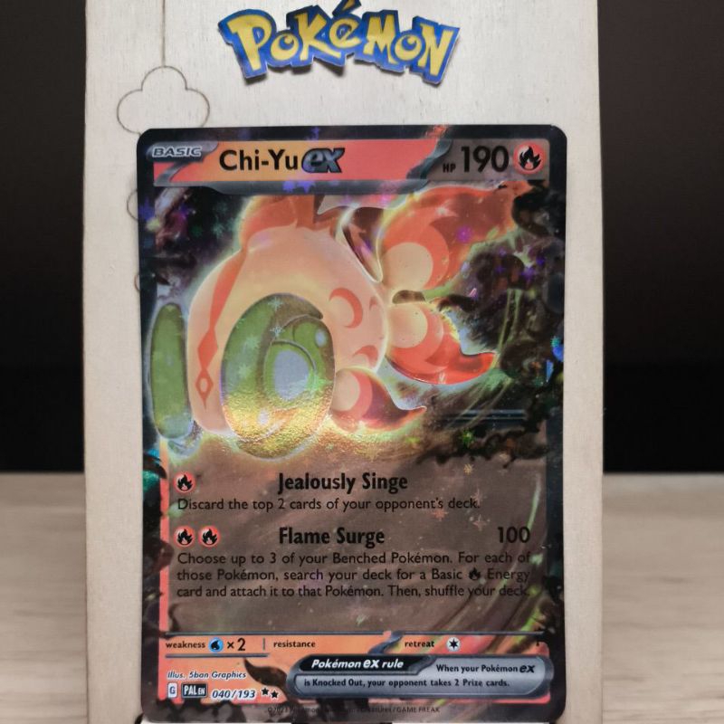 [ORI] Chi-Yu EX PAL 040/193 Pokemon PTCG SV2 Paldea Evolved | Shopee Malaysia