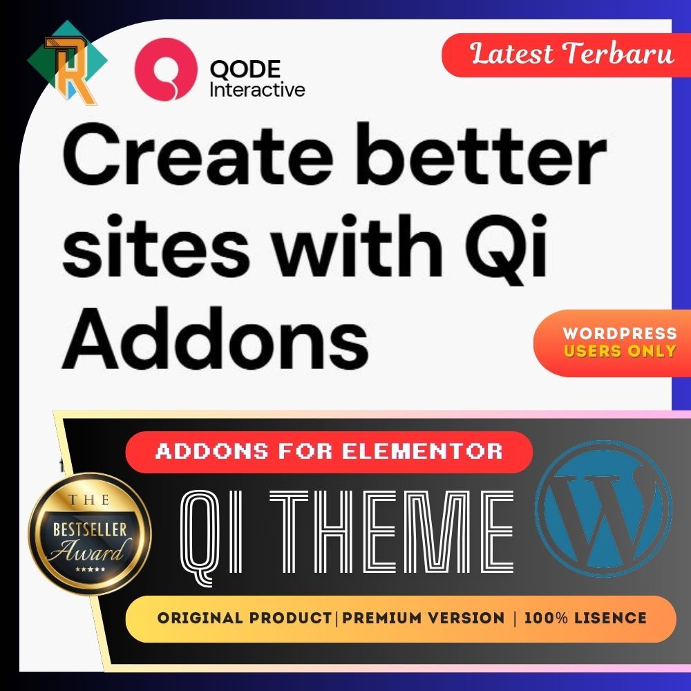 Qi theme Template and Qi add-on plugin (Licensed) | Shopee Malaysia