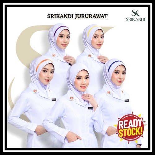 TudungSiComel SriKandi Nurse Jururawat Misi - Line Kuning Oren Biru ...