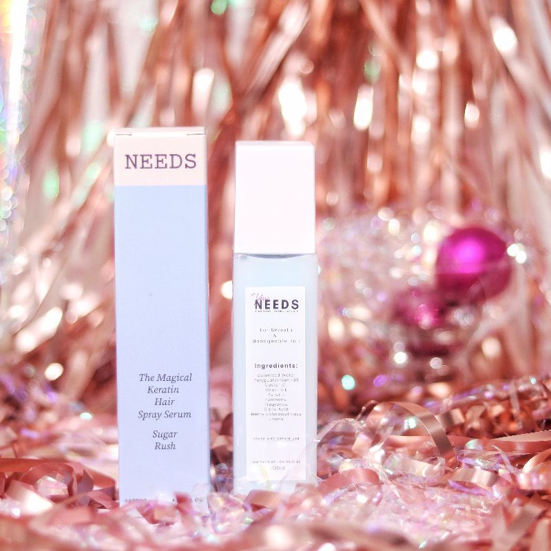NEEDS keratin hair spray serum-blue | Shopee Malaysia