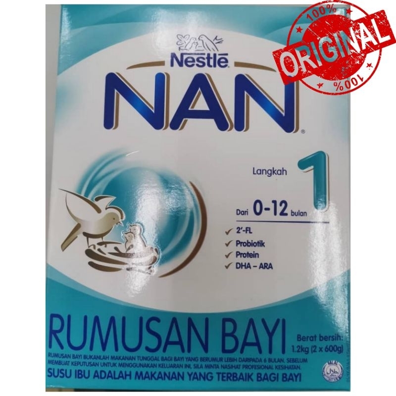 NESTLE NAN STEP 1/1.2KG EXPIRY: 30/04/2026 (BABY 0-12 MONTH) | Shopee ...