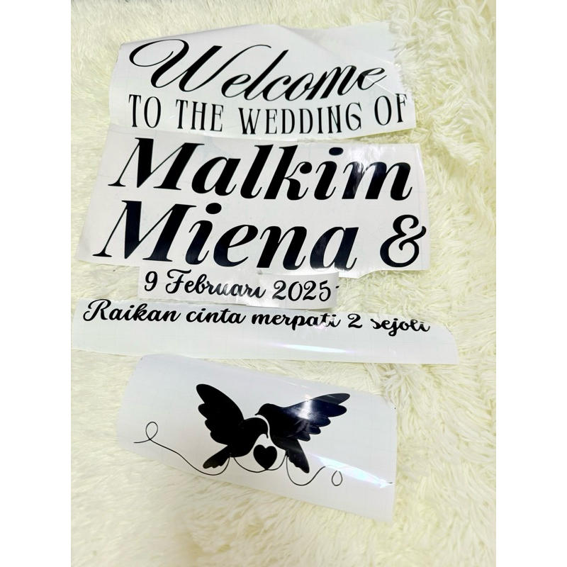 Sticker Cermin Welcome Board | Shopee Malaysia