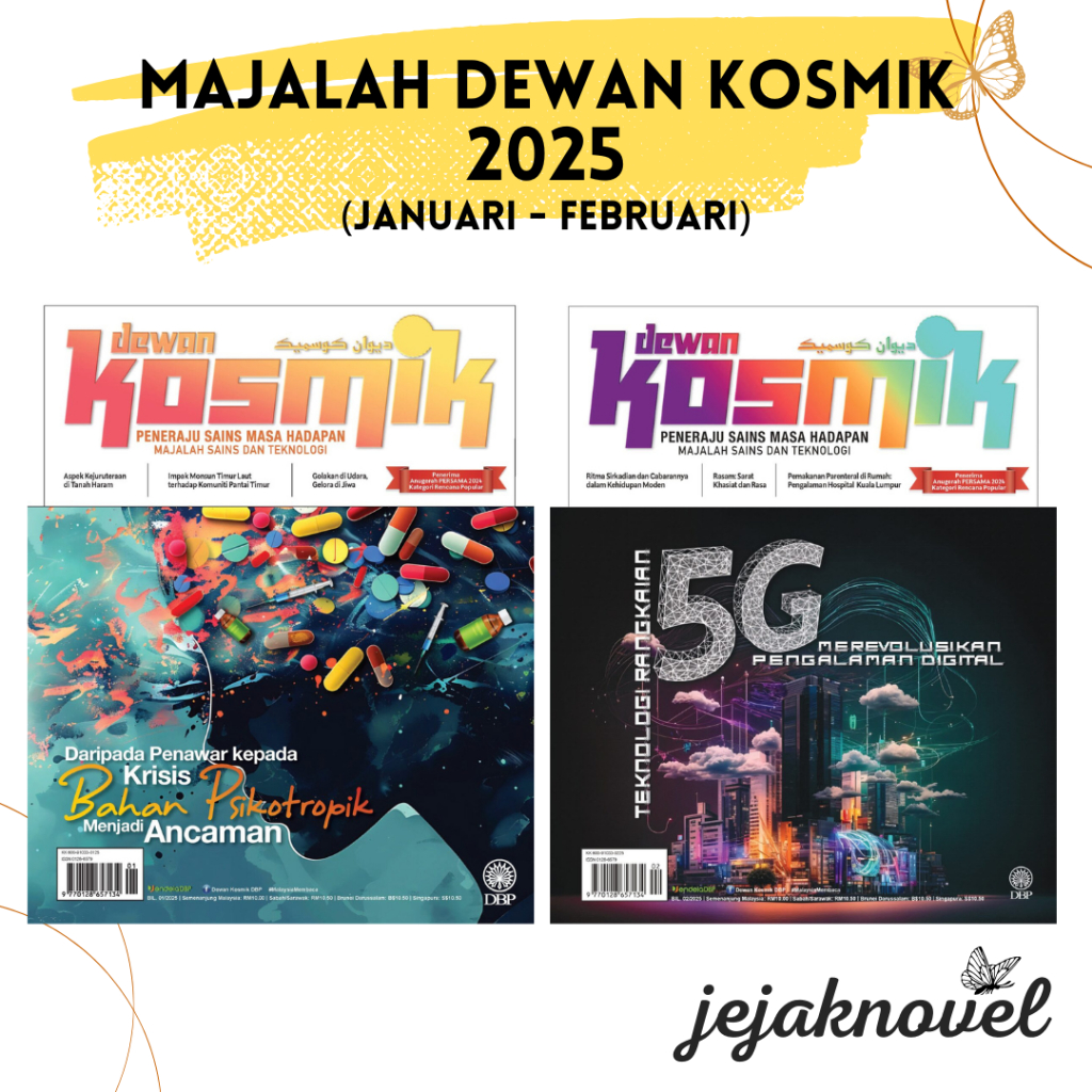 Dewan Kosmik 2025 | Januari-Februari | Majalah | DBP | Shopee Malaysia