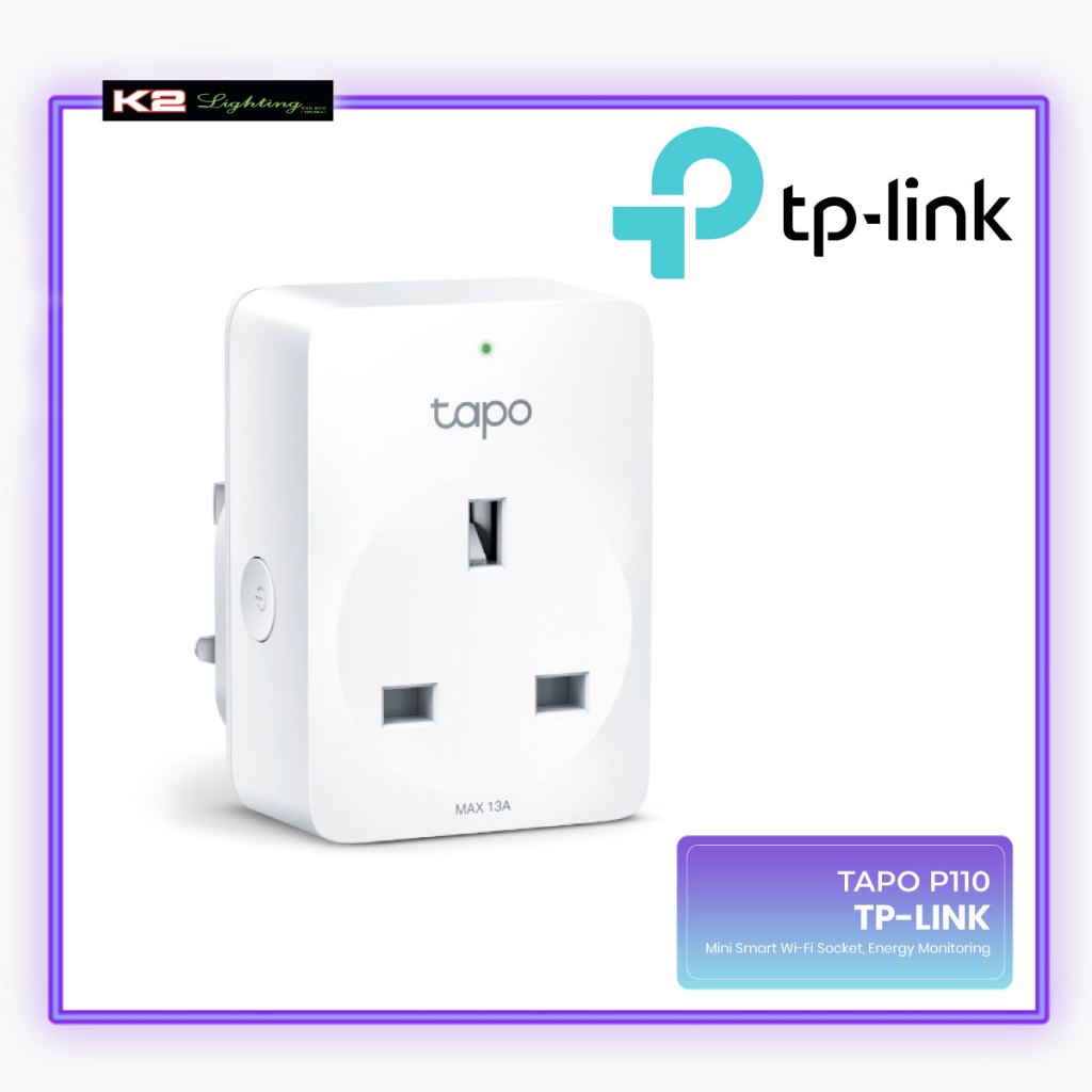 TP-LINK TAPO P110 Mini Smart Wi-Fi Socket, Energy Monitoring | Shopee ...
