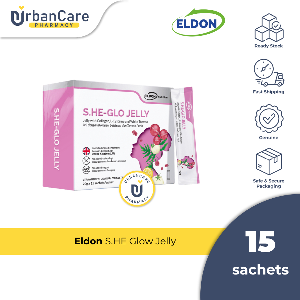 Eldon S.He-Glo Jelly 20g x 15 Sachets | Shopee Malaysia
