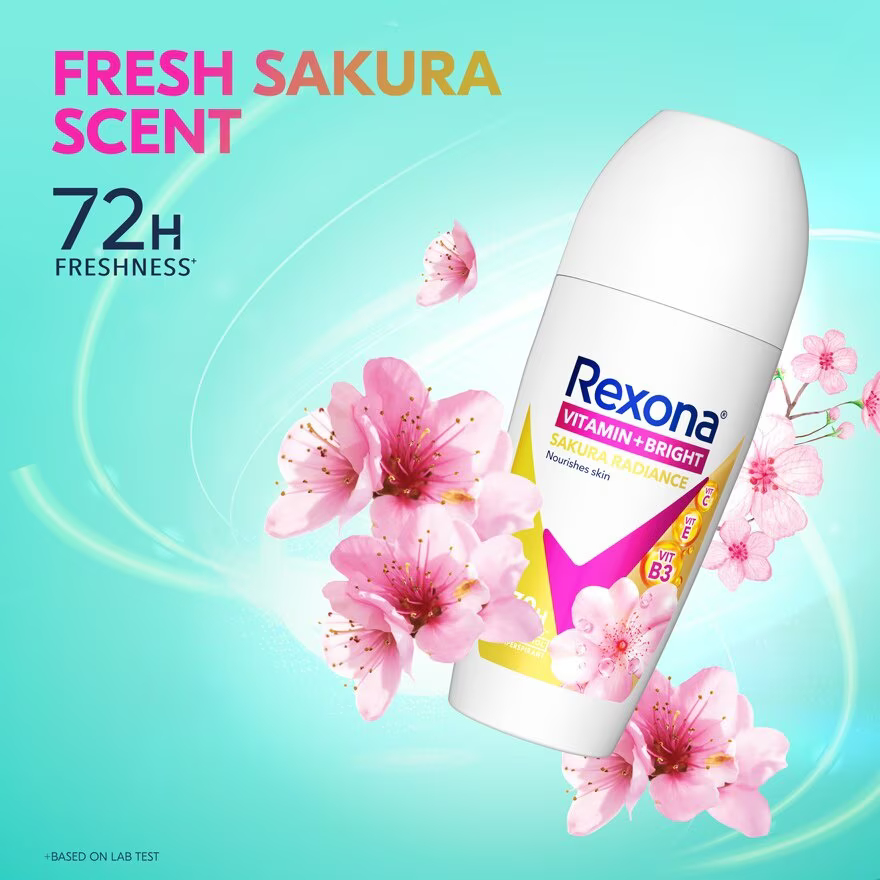 Rexona Vitamin + Bright Sakura Radiance 45mL | Shopee Malaysia