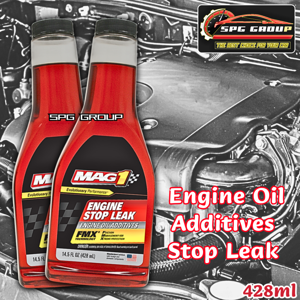 MAG 1 ENGINE OIL ADDITIVES WITH STOP LEAK (428ML) | Shopee Malaysia