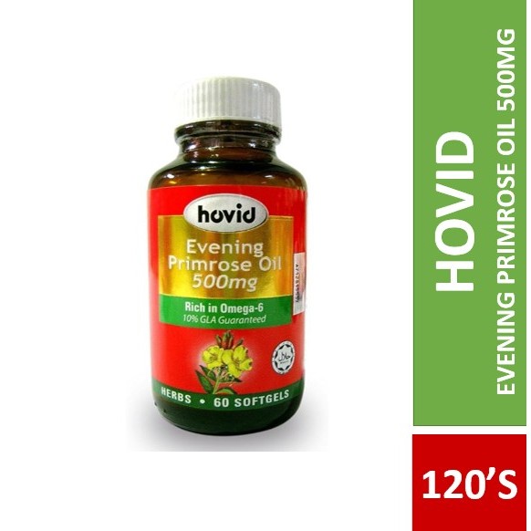 HOVID EVENING PRIMROSE OIL 500mg ( EXP 30/04/2025 ) | Shopee Malaysia