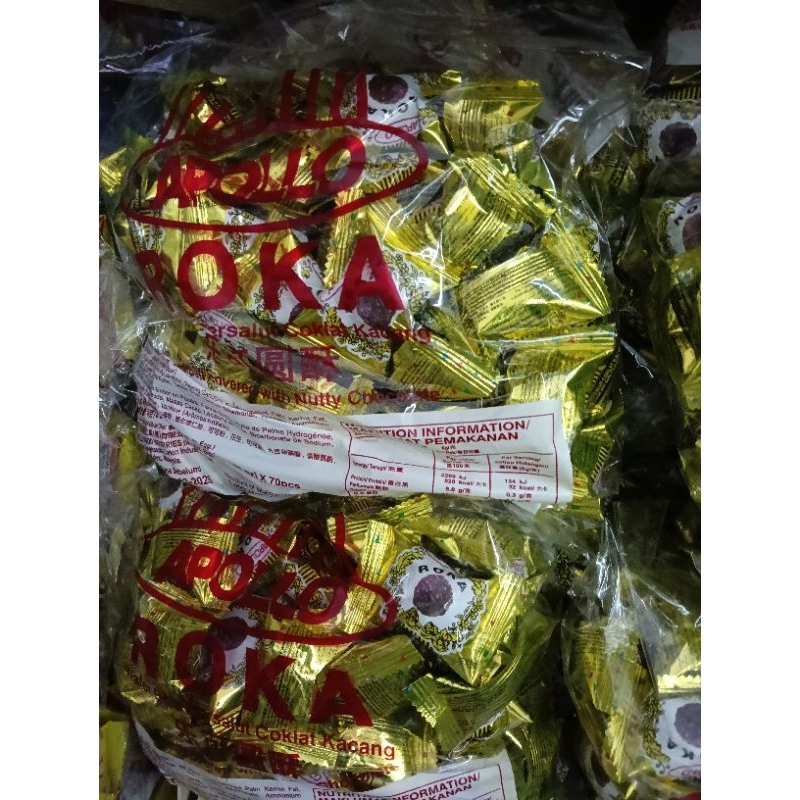 Apollo Roka Biskut Bola Bercoklat ( 70pcs x 60g ) | Shopee Malaysia