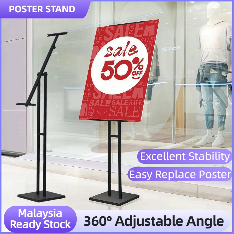 Poster Display Stand Foamboard Kt Board Slope Stand, Menu Holder ...