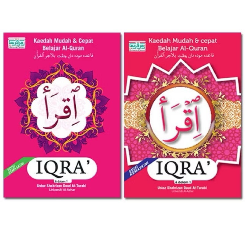 Buku Iqra 6 Dalam 1 - Kaedah Mudah & Cepat Belajar Al-Quran (Iqra ...