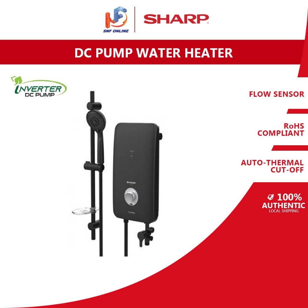 Sharp Water Heater With DC Inventer Pump (Black) WHP315NMB | Shopee ...
