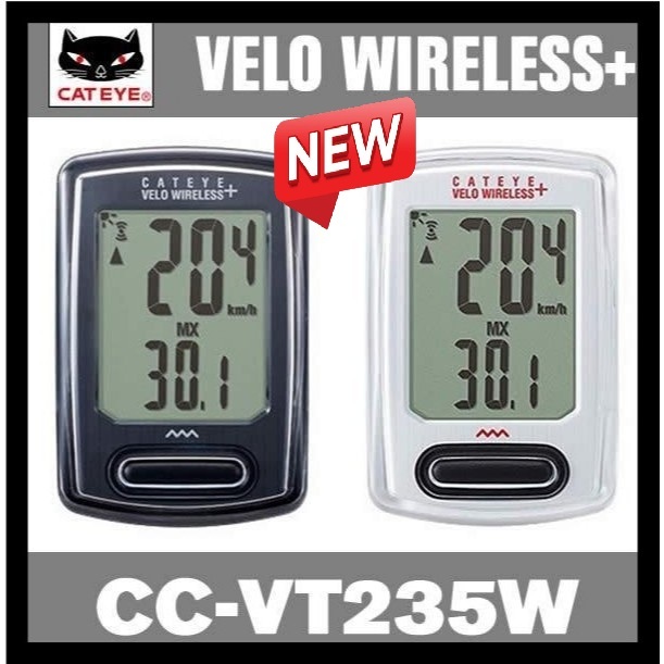 CATEYE VELO Wireless+ Backlight CC-VT235W with BackLight Cycling ...