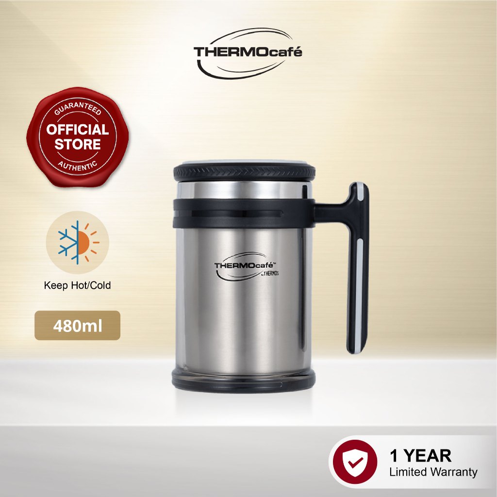 THERMOcafé 480ml Double Wall Desktop Mug with Handle [SH-2022] | Shopee Malaysia