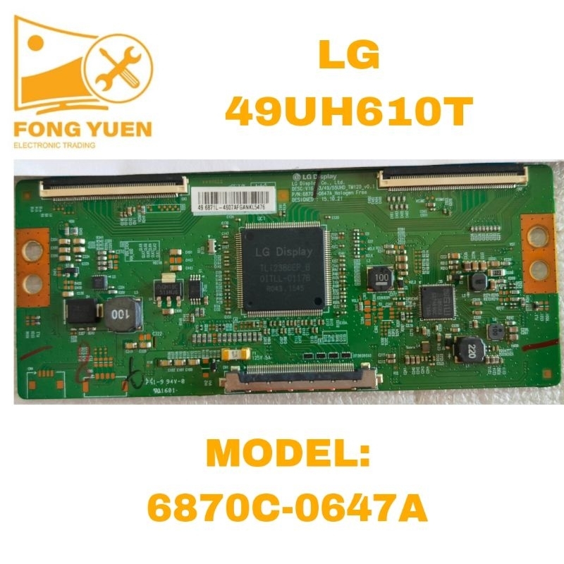 LG TV TCON BOARD OR RIBBON 49UH610T (Version-1) | Shopee Malaysia