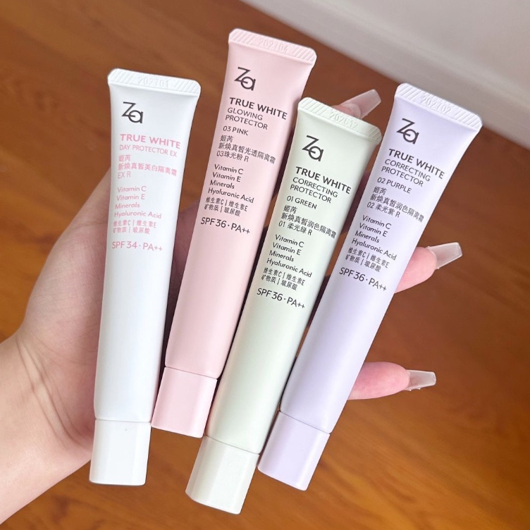 🇲🇾 Ready Stock ZA True White/ Correcting/ Glowing Protector SPF34/36 ...