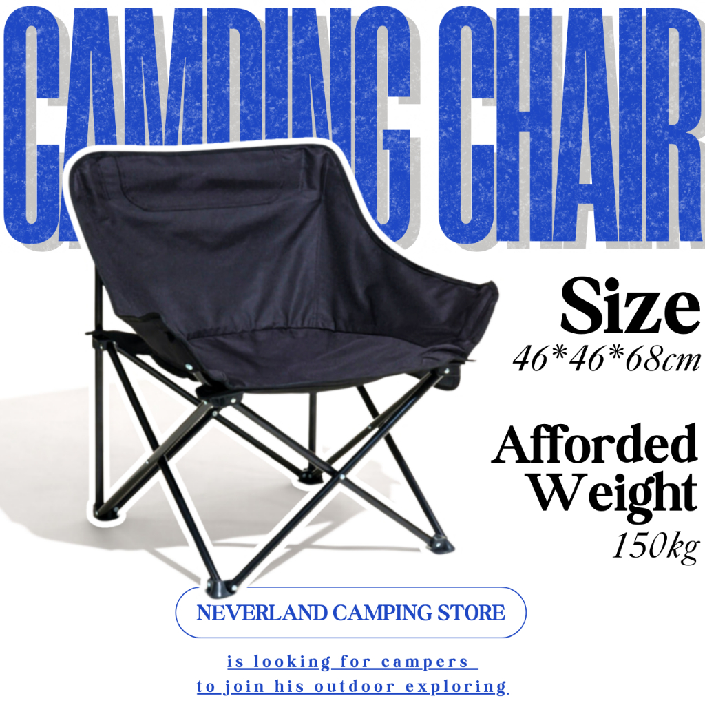 Foldable Healing Camping Chair Outdoor Portable Kerusi Lipat Healing ...
